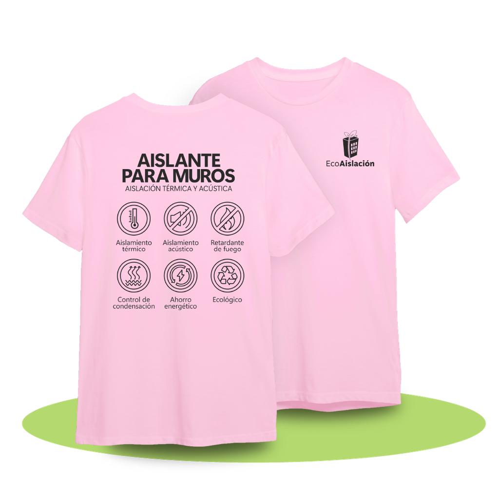 Remera Rosa Eco | EcoAislación